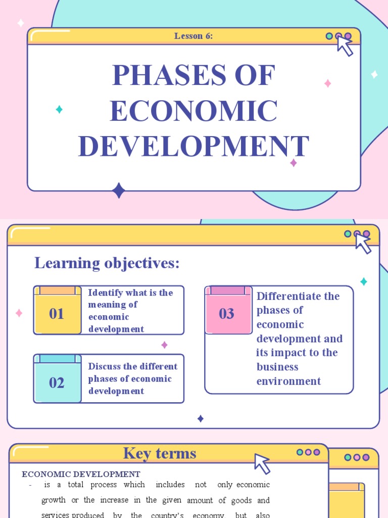 Lesson 6 Phases of Economic Development | PDF | Economic Growth ...