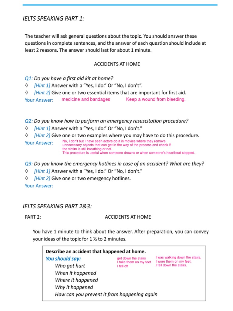 Accidents at Home | PDF