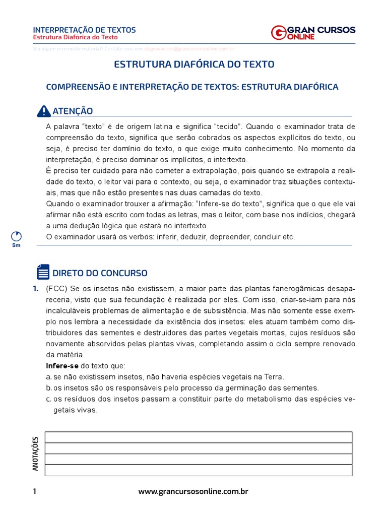 Estrutura Diafórica em Textos Didáticos | PDF | Amor | Plantas