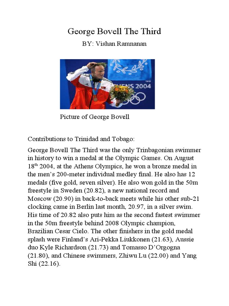 George Bovell The Third | PDF