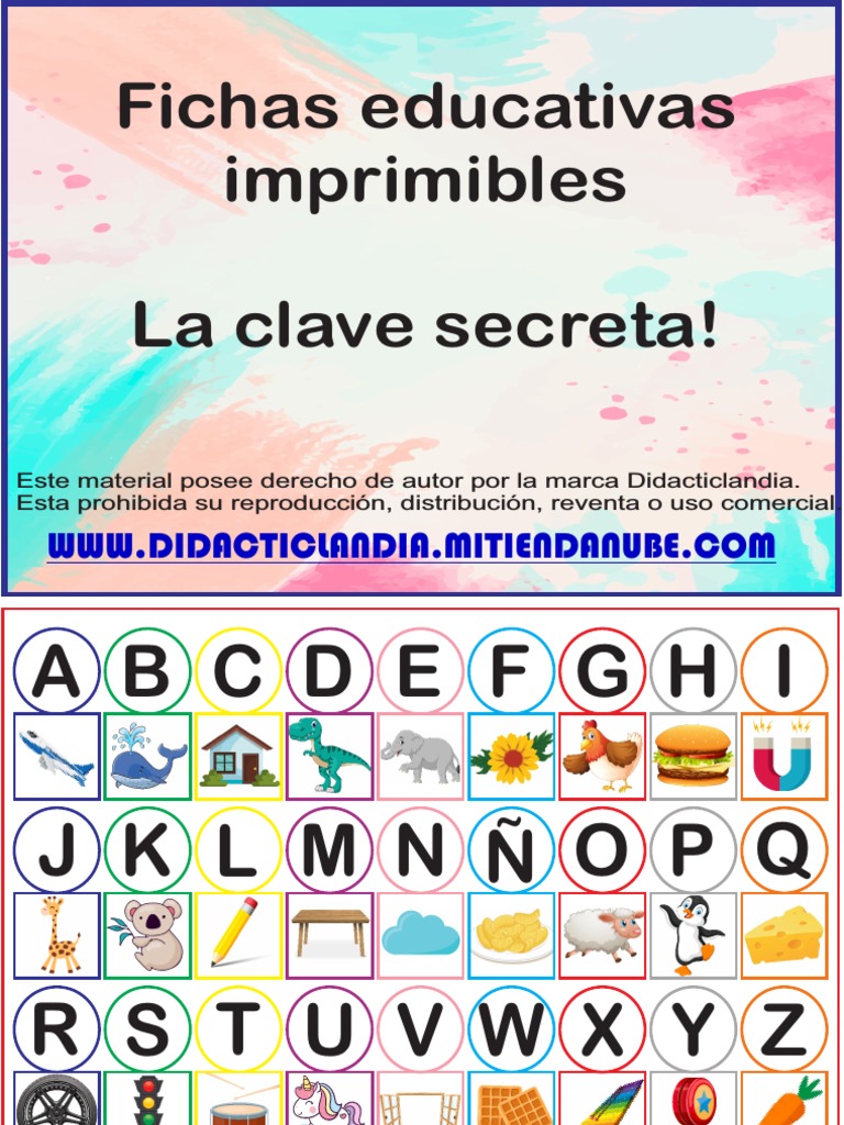 Clave Secreta: Fichas Educativas | PDF