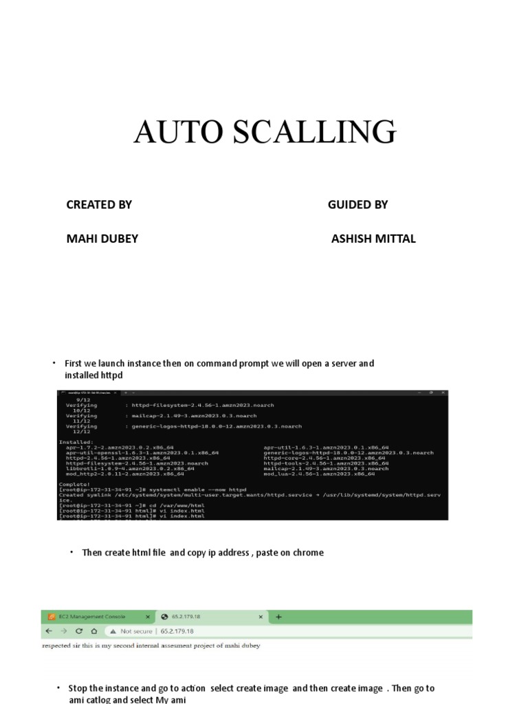 Mahi Assestment 2 Autoscaling | PDF
