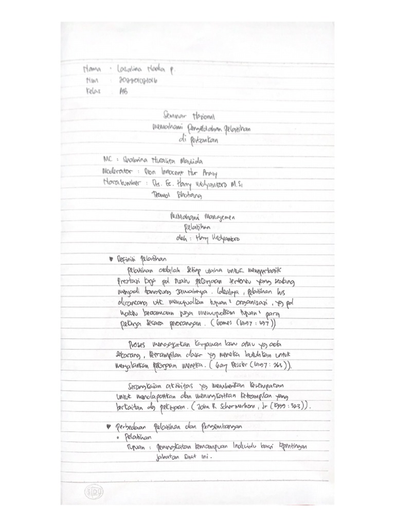 Resume Seminar Nasional - Lasalina Nadia 202201021016 | PDF