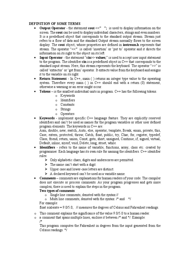Csc201 Lect3 Pdf Data Type Boolean Data Type 7742