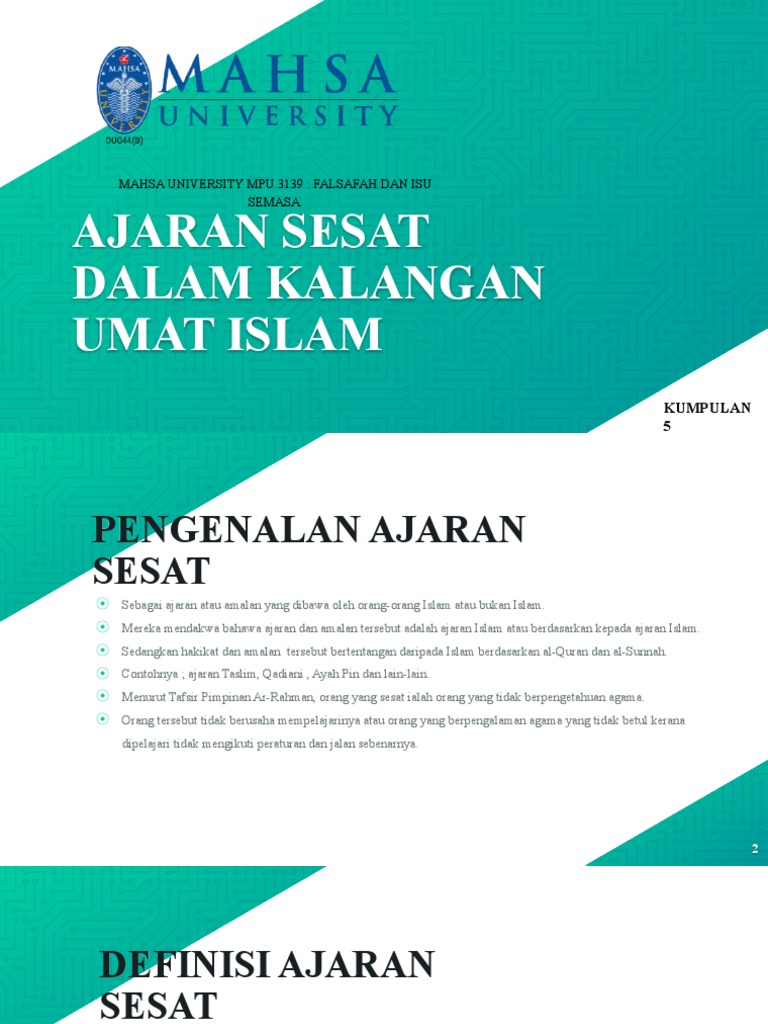 Ajaran Sesat Dalam Kalangan Umat Islam | PDF