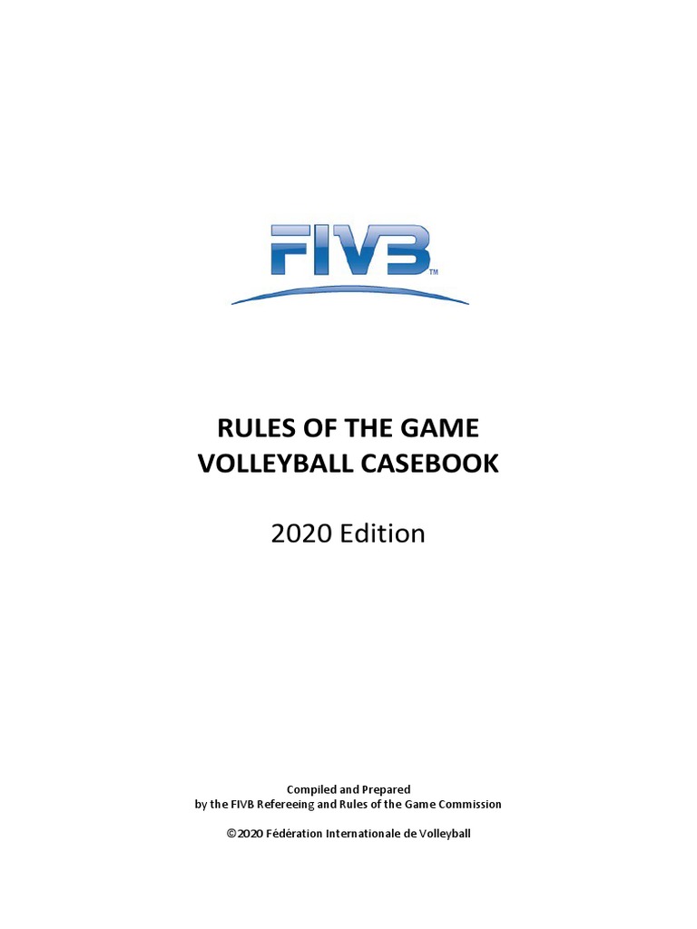 VB Casebook 2020 | PDF | Volleyball