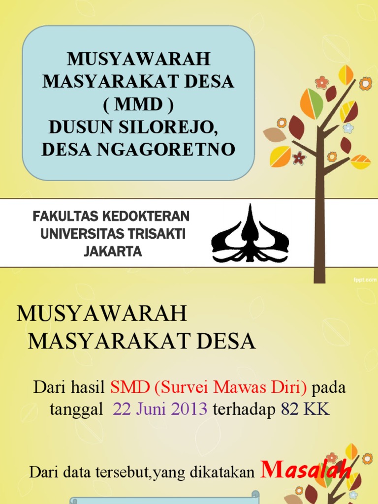 Dokumen - Tips - PPT Musyawarah Masyarakat Desa | PDF
