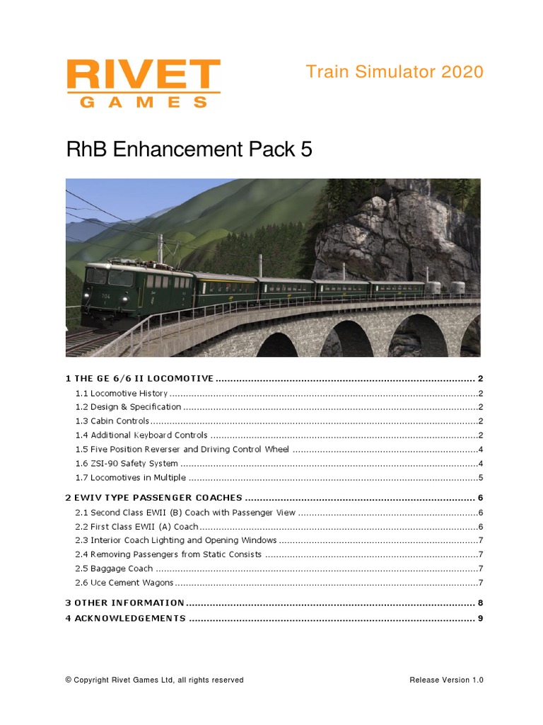 RHB Pack 05 (Surselva Line, Albula Line) PDF | PDF | Locomotives | Rail ...