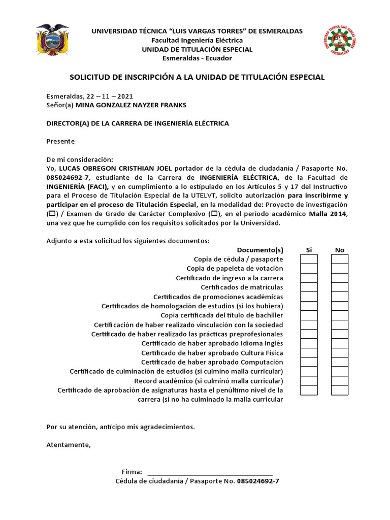 MODALIDAD - TITULACI N (1) Especial | PDF