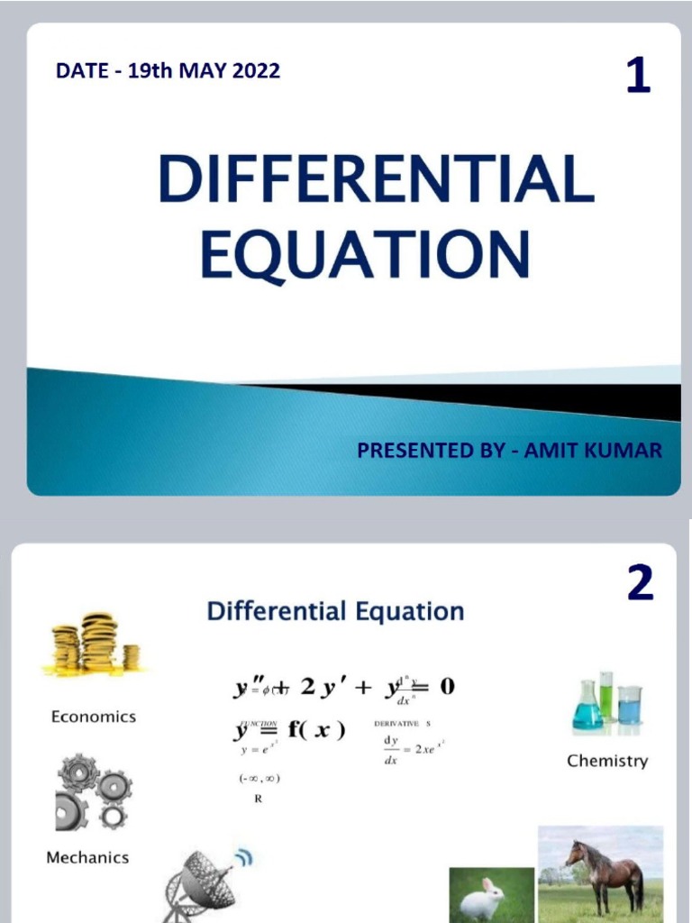 Differential Equation | PDF