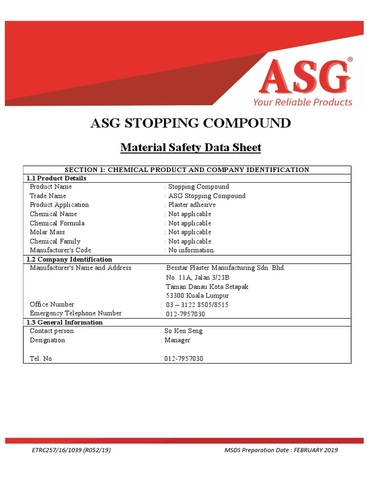 Stop Compound | PDF | Toxicity | Chemistry