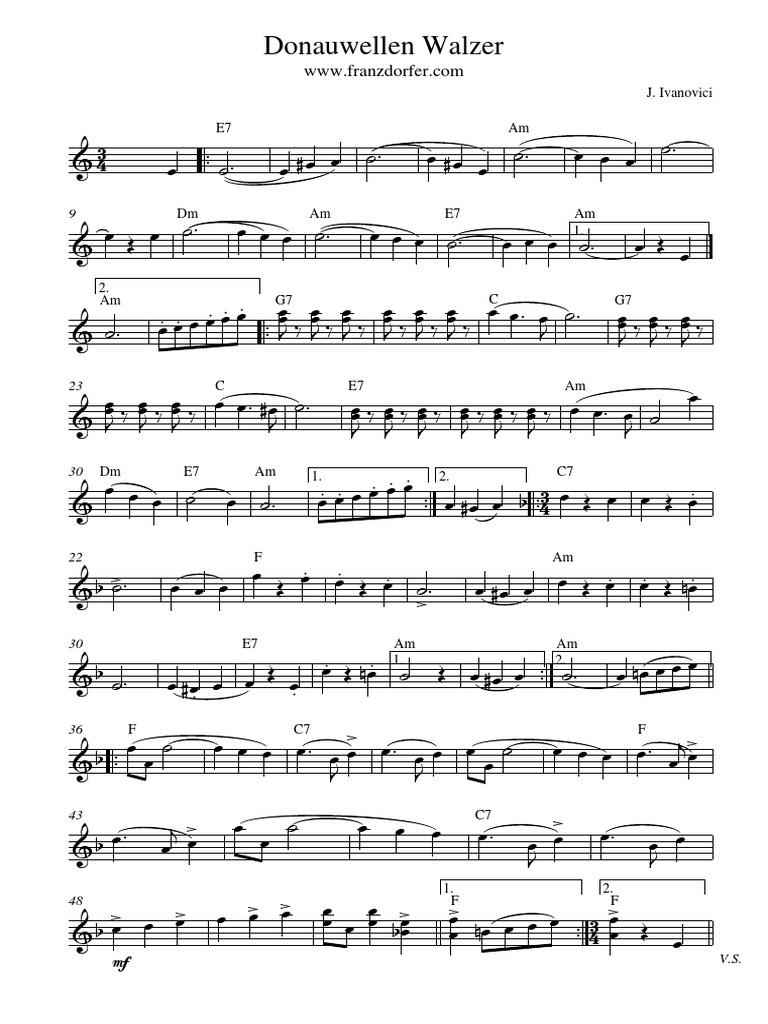 Donauwellen Walzer-Am | PDF