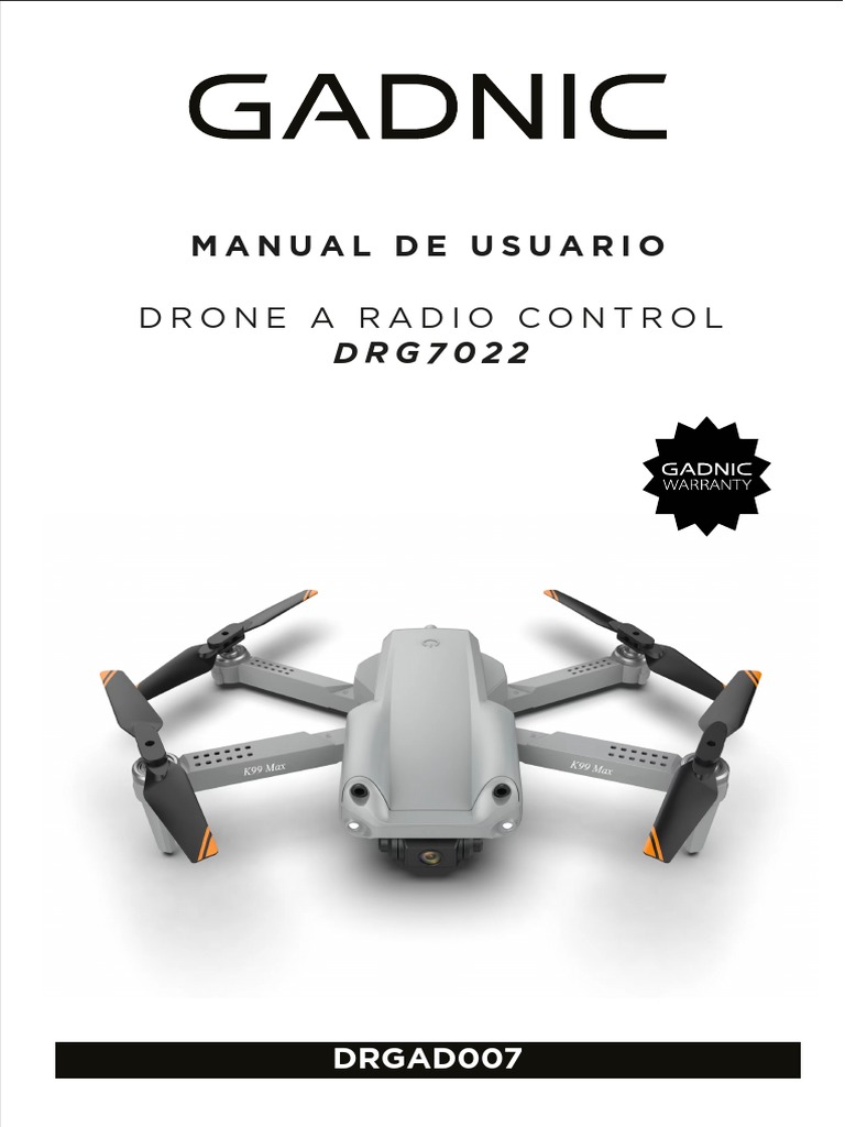 Manual de Usuario Drone DRG7022 | PDF | Quitarse | Bienes manufacturados