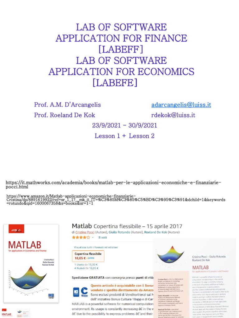 1 Intro Matlab Pdf Matrix Mathematics Matlab 