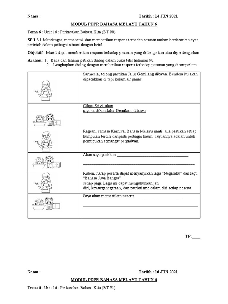 Modul Pdpr Bm 6 Pdf