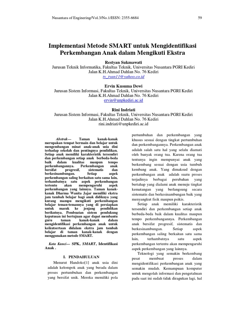 ID Implementasi Metode Smart Untuk Mengiden | PDF | Bisnis