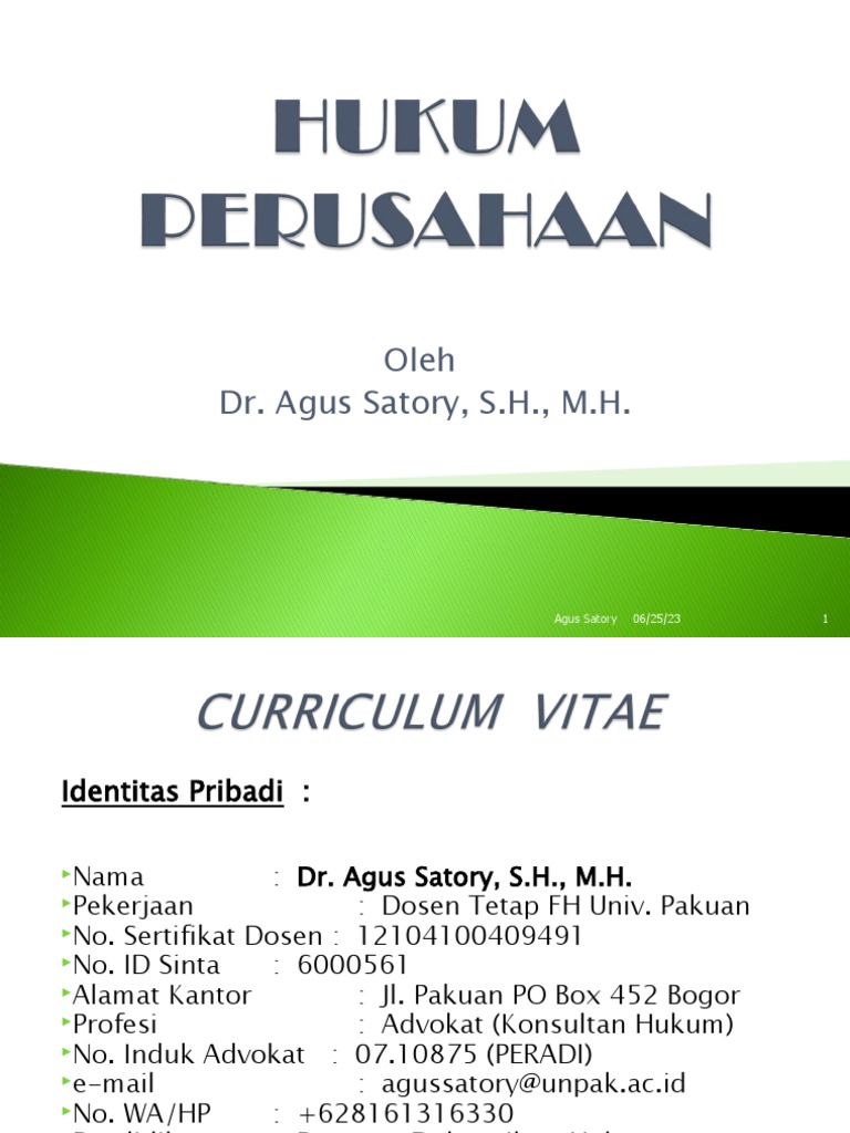 Materi Perkuliahan Ke-2 | PDF | Hukum