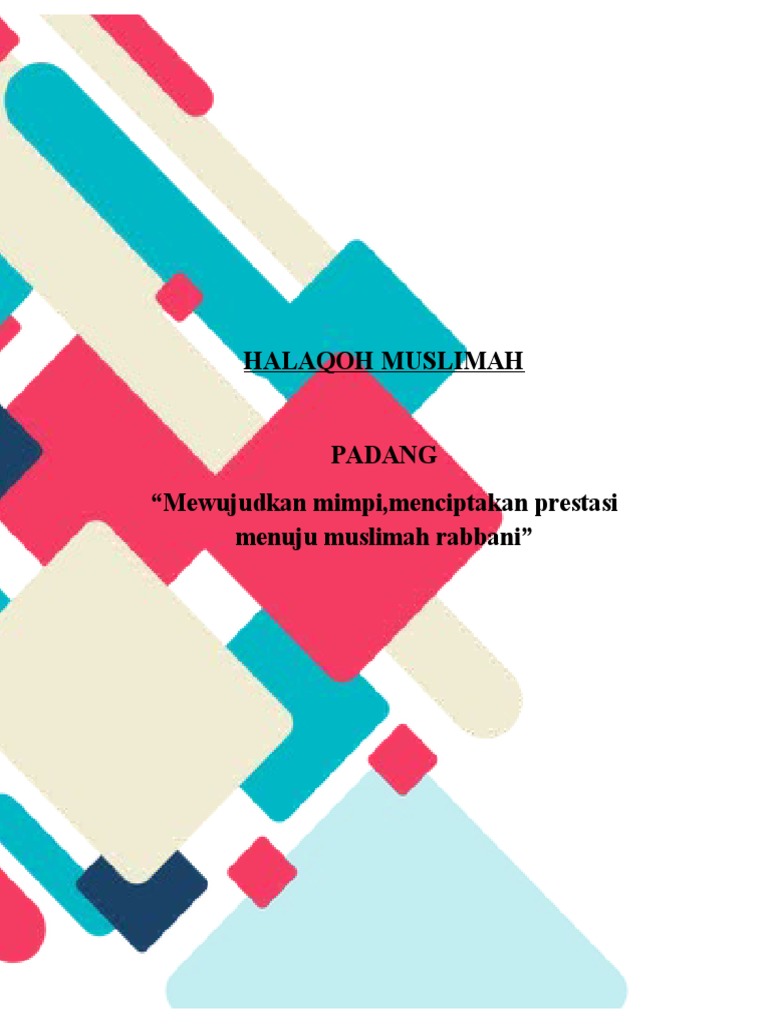 Proposal Halaqoh Muslimah | PDF