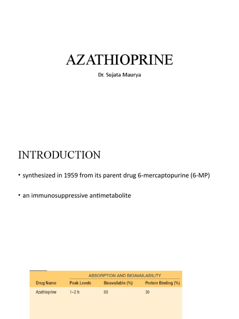 Azathioprine | PDF