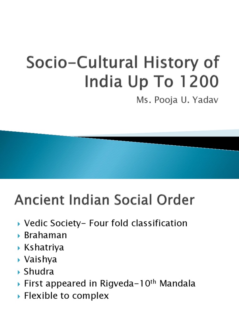 Socio Cultural History of India | PDF | Vedas | Puranas