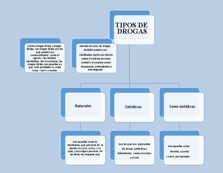 Mapa Conceptual de Las Drogas 6 | PDF