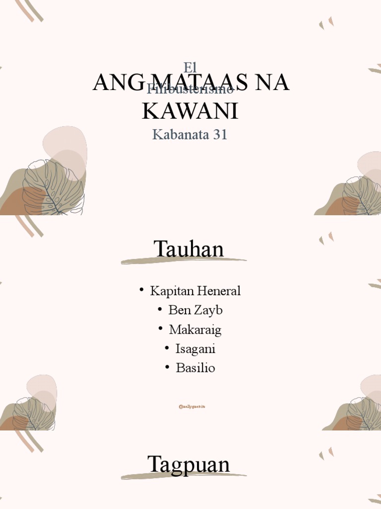 Kabanata 31 | PDF