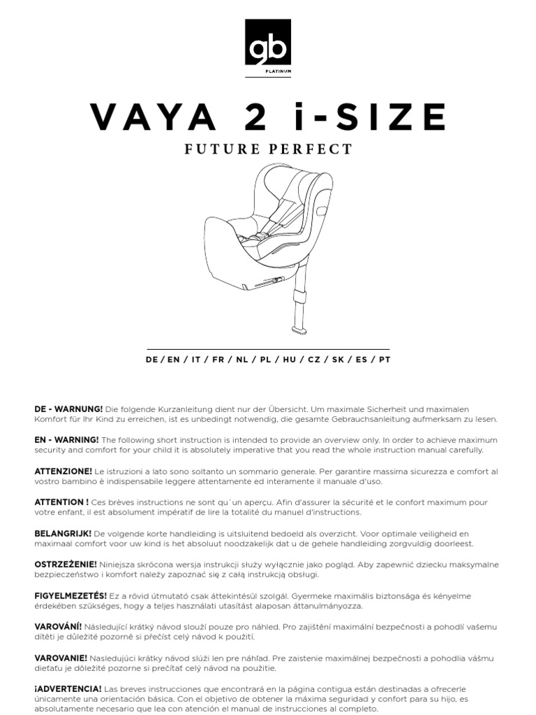 Vaya I Size Test