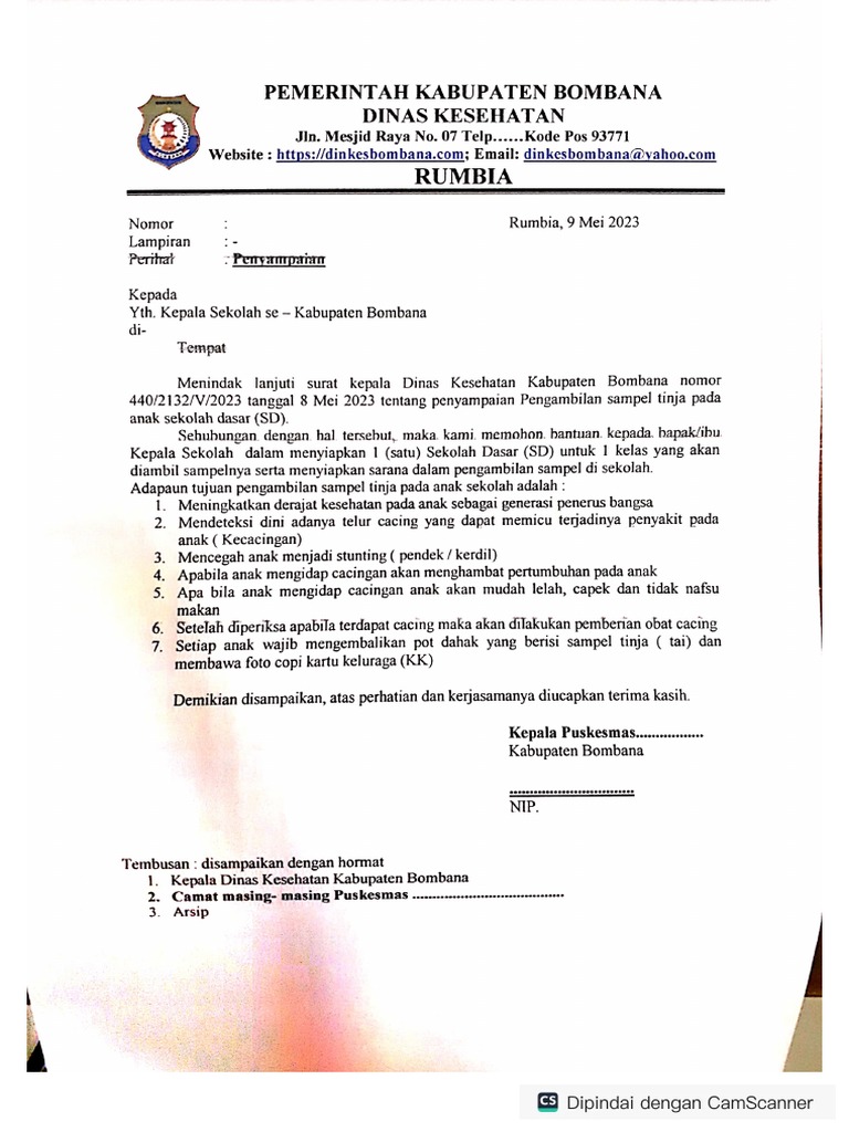 Contoh Surat Balasan | PDF