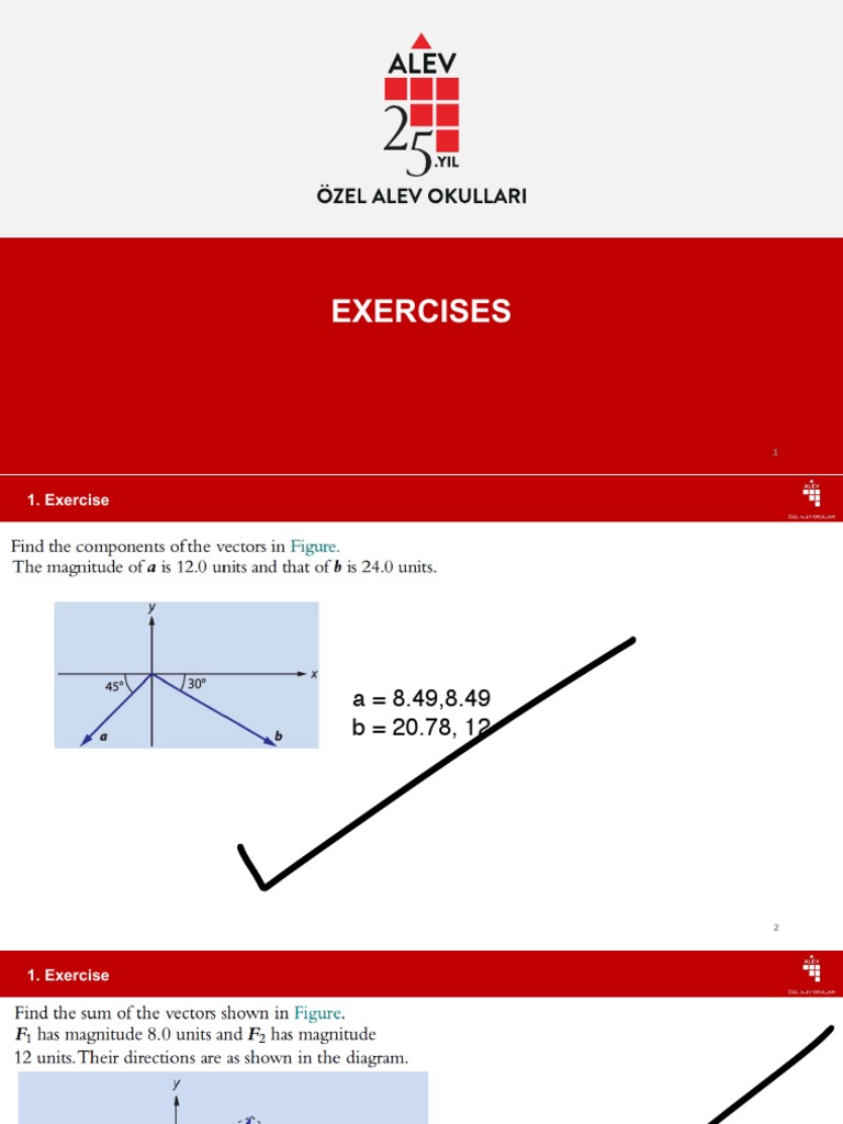 Ib Exercises Vectors Pdf Mathematical Physics Linear Algebra