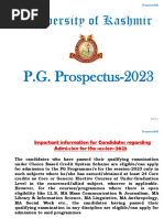 PGGC 42 Prospectus 2024-2025 | PDF | Libraries | Bachelor Of Science