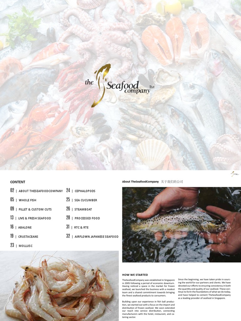 TheSeafoodCompany Product+List | PDF | Seafood | Retail