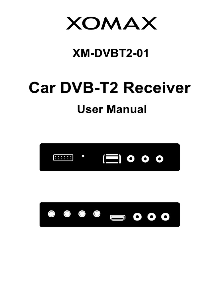XOMAX XM DVBT2 01 User Manua | PDF | Hdmi | Menu (Computing)