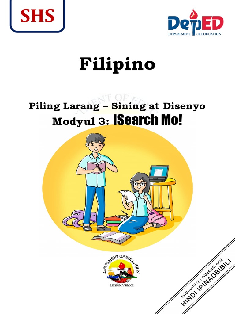 Applied-FPL Sining at Disenyo Modyul 3 | PDF