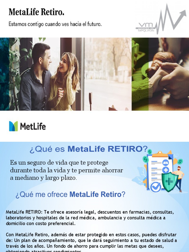 Presentación MetaLIFE-1 | PDF | Seguro | Pensión