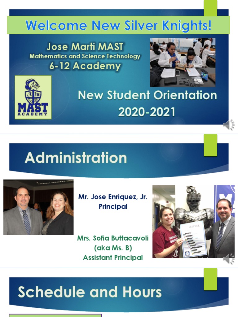 New Student Orientation PPT 2020 2021 | PDF | Sweater | Advanced Placement