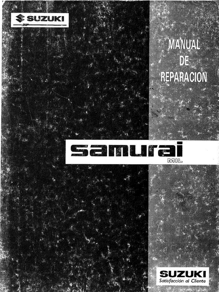Manual de Taller Suzuki Samurai Mil | PDF