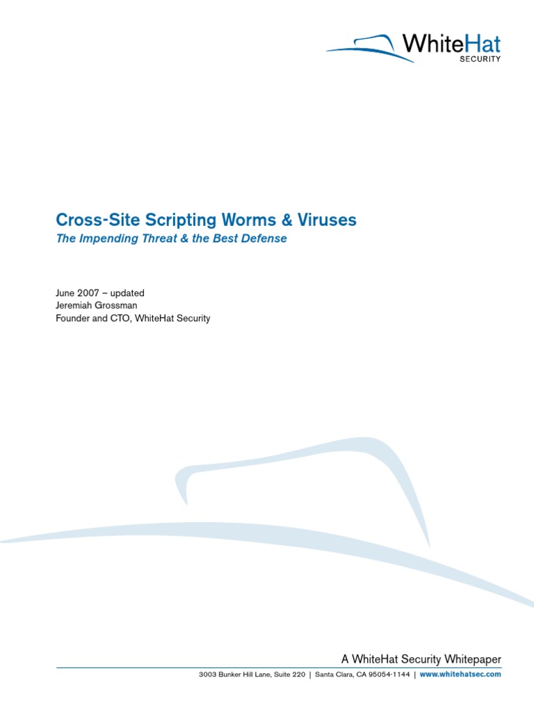 White Hat Hacking Complete Guide To Xss Attacks Pdf World Wide Web Internet And Web