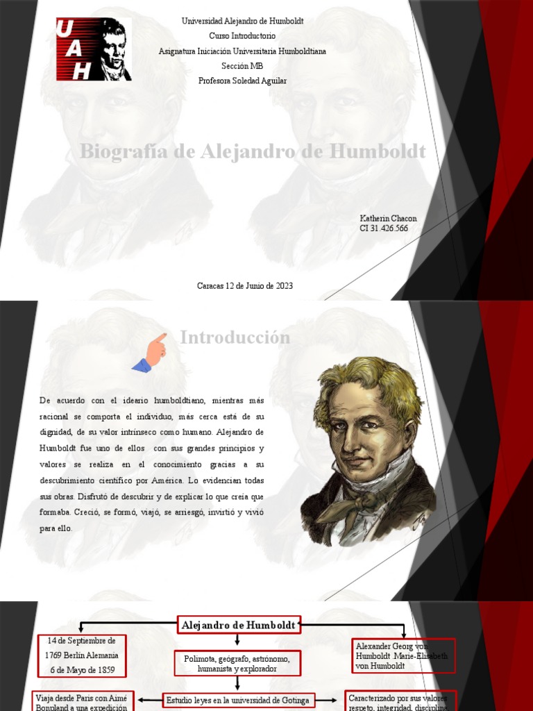 Biografía de Alejandro de Humboldt | PDF | Historia | Clásicos