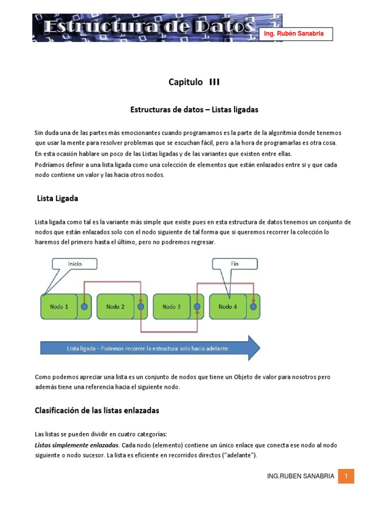 EstructuradeDatos Cap 3 | PDF | Programación de computadoras | Gestión de datos