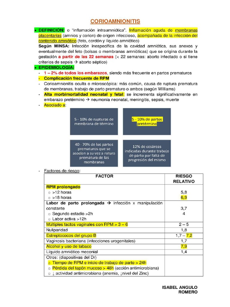 7. CORIOAMNIONITIS | PDF