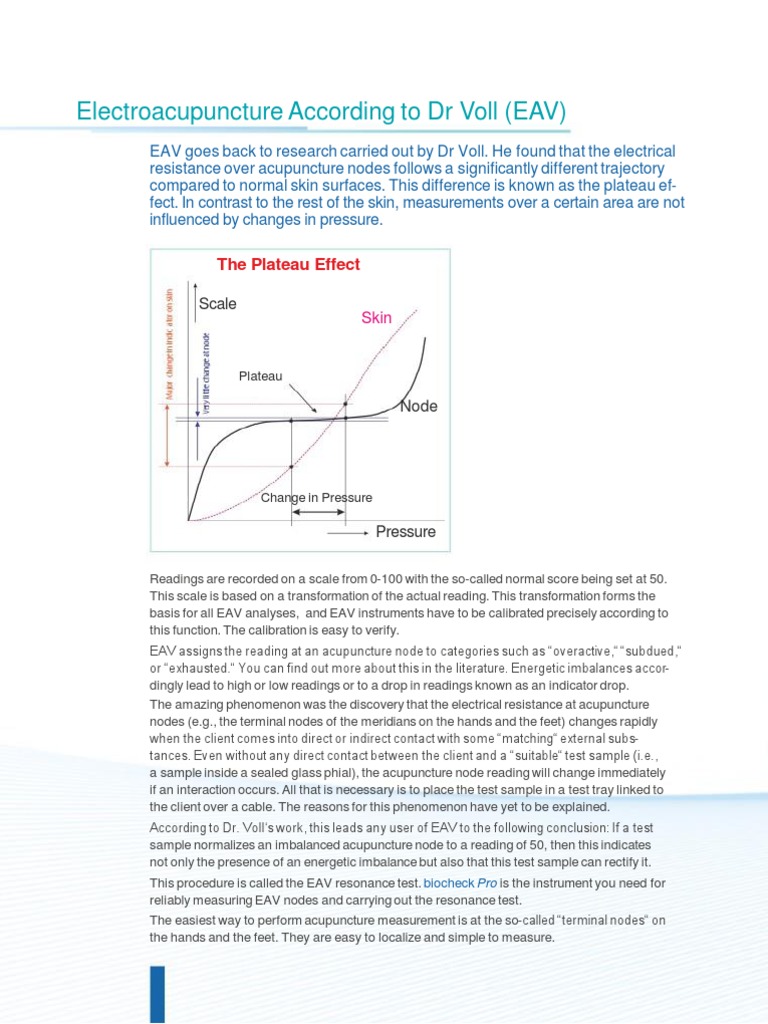Silo - Tips - Electroacupuncture According To DR Voll Eav | PDF ...