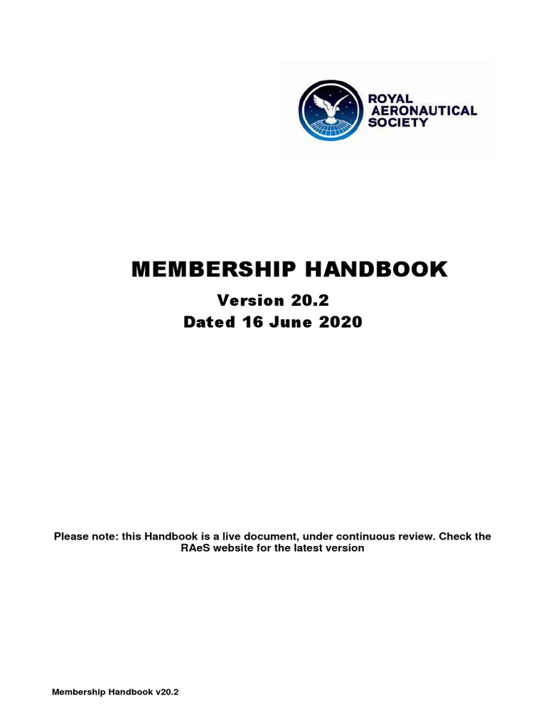 Membership Handbook v20 2 | Download Free PDF | Academic Degree | Sergeant