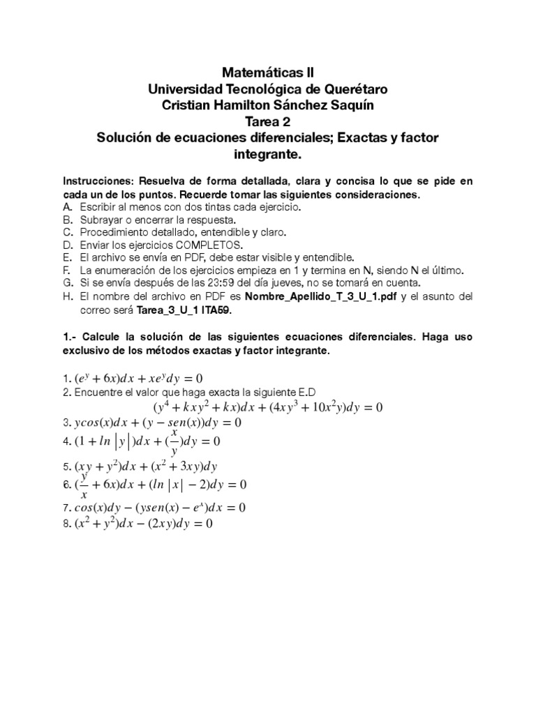 Tarea 2 U1 | PDF | Métodos y materiales de enseñanza | Ciencia y matemáticas