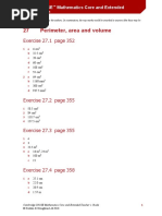 IGCSE Mathematics Formula Sheet | PDF | Circle | Triangle