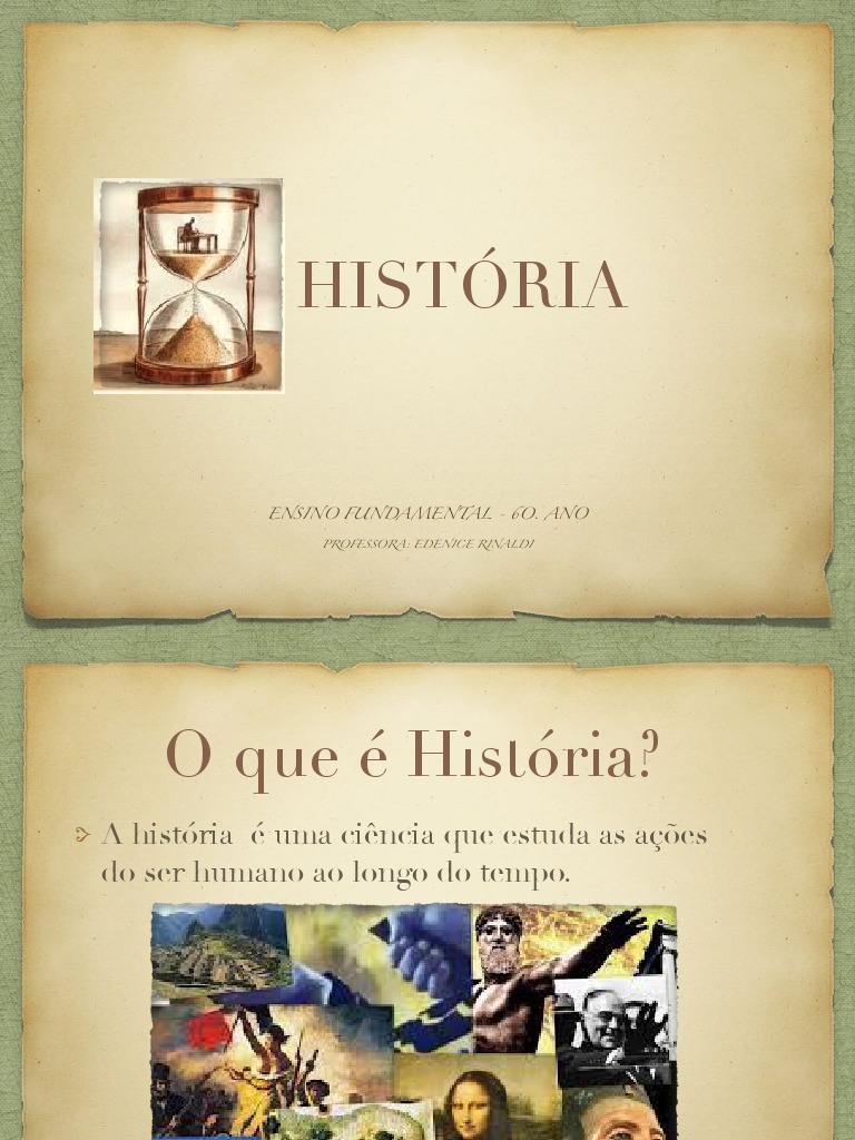 Aula 1 Historia 6 Ano | PDF | Herança cultural | Tempo