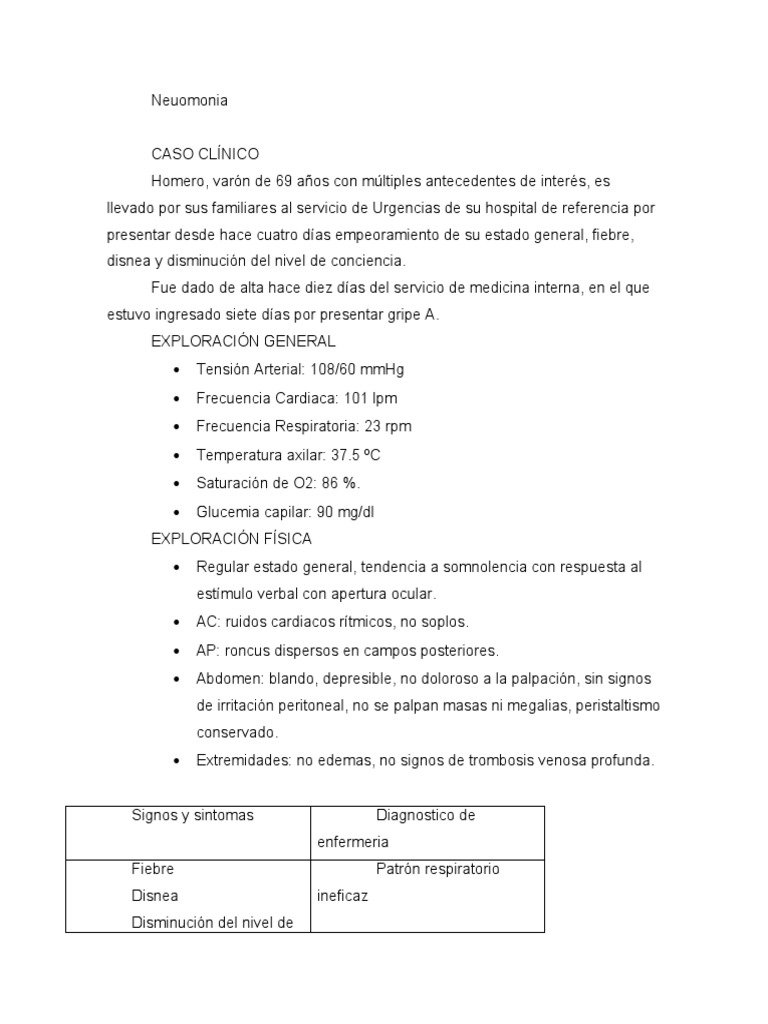 Neuomonia | PDF | Neumonía | Medicina CLINICA