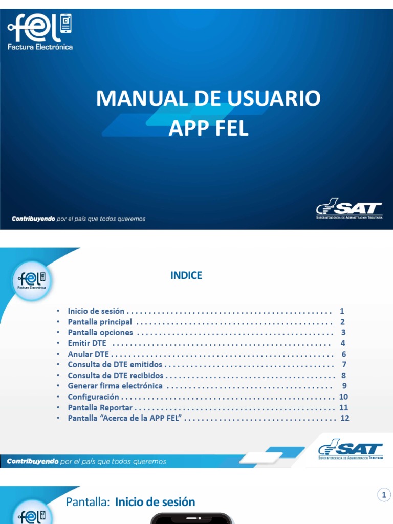 Manual de Usuario APP FEL | PDF | Contraseña | Software
