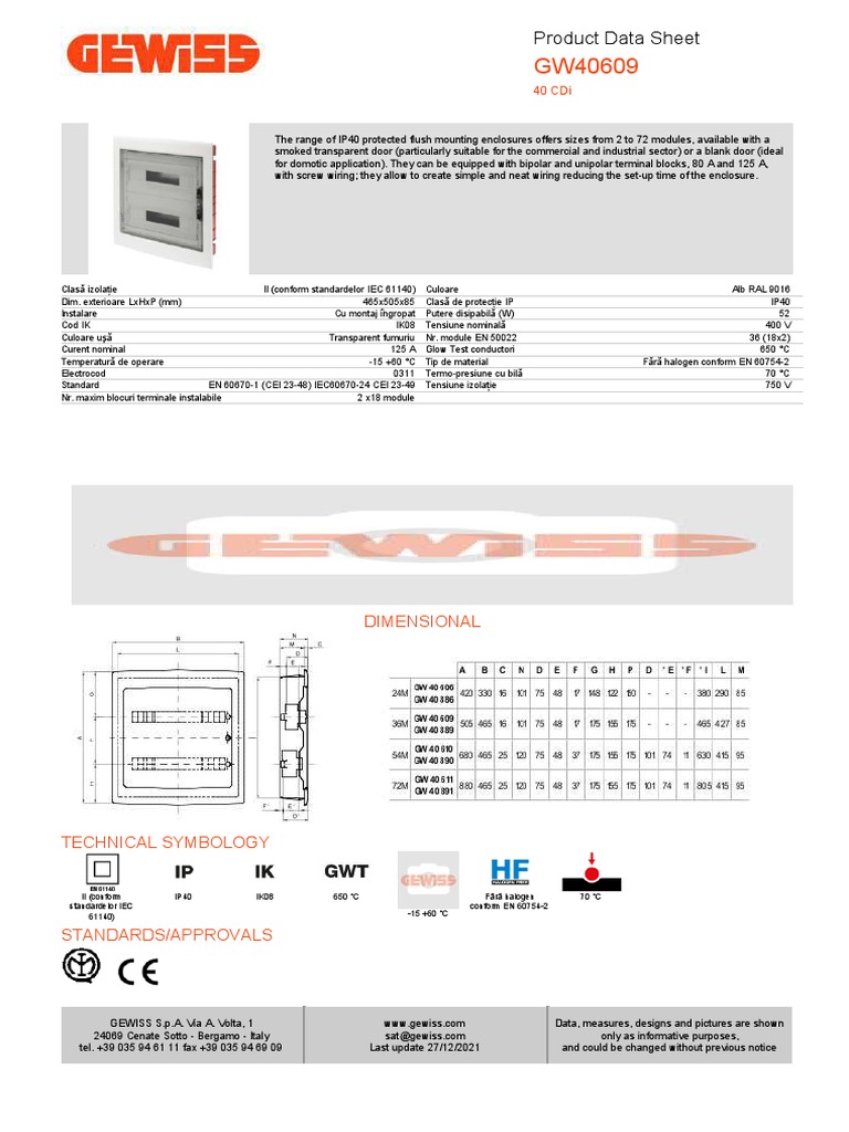 GW40609 | Download Free PDF | Electrical Engineering | Manufactured Goods