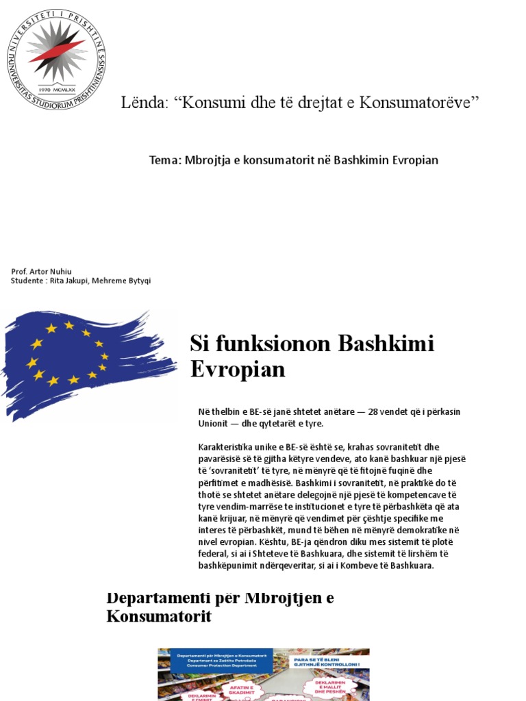 Mbrojtja e Konsumatorit | PDF