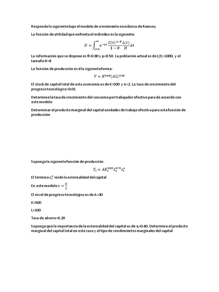 Teoria Del Desarrollo Ejercicios | PDF
